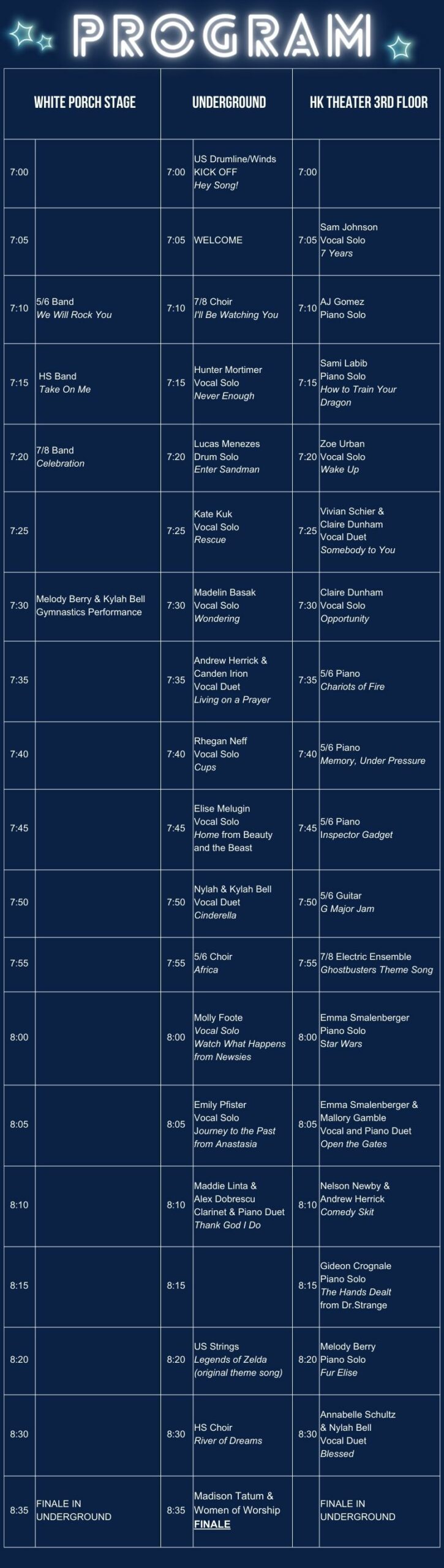 Java Jam – Harvest Christian Academy